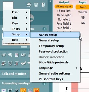 Affinity Compact | Customized Printout Setup | Interacoustics